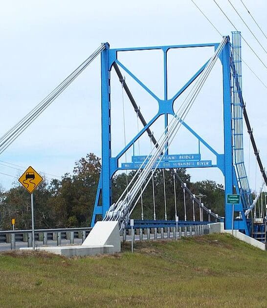 oldest suspension bridge florida ftr