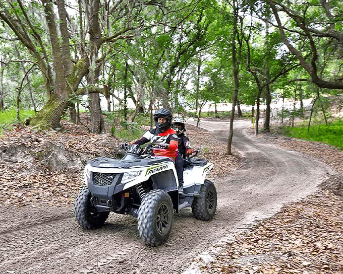The welcoming gateway to adventure at Bone Valley ATV Park, where 200 acres of Florida's wildest terrain awaits the brave and the curious.