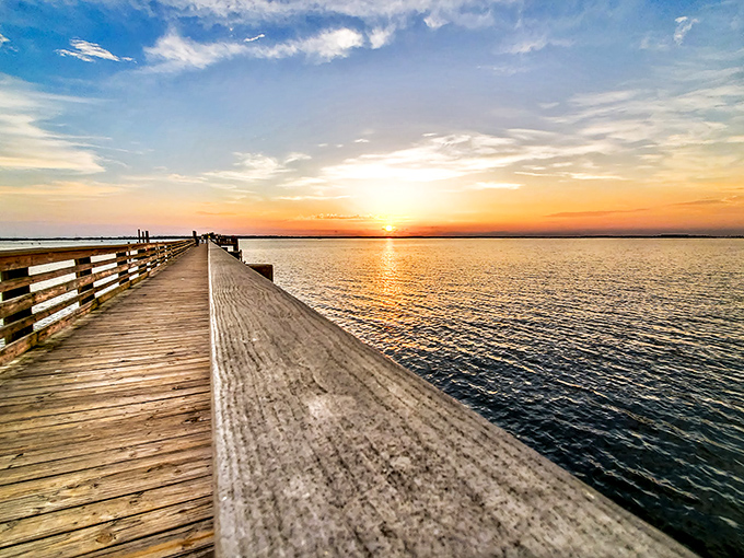 Edgewater Park: Where wooden pathways lead to sunset spectacles that make even the most jaded Floridians pause in wonder.