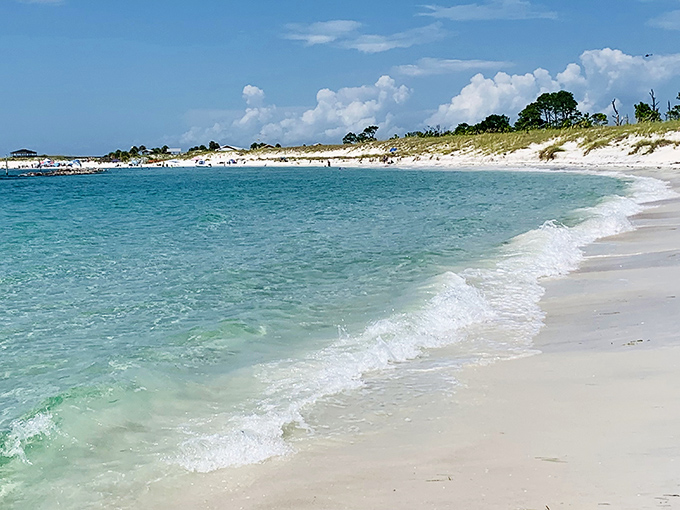 Pristine turquoise waters meet powdery white sand at St. Andrews State Park, where paradise isn't a plane ride away&mdash;it's right in Florida's backyard.