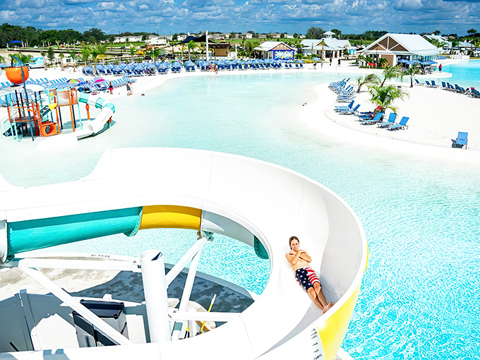 Paradise found: Mirada Lagoon's crystal-clear waters stretch toward the horizon, making ordinary pools look like puddles by comparison.