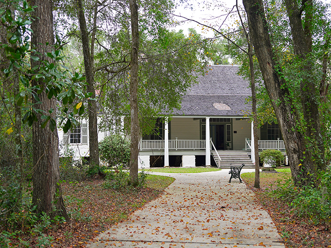 A Southern belle of architecture nestled among whispering oaks, the Haile Homestead stands as proudly today as in the 1850s.