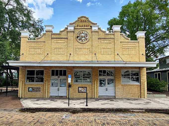 The distinctive yellow brick facade of the former Ferlita Bakery now welcomes history lovers instead of bread buyers, and honestly, both are pretty satisfying.