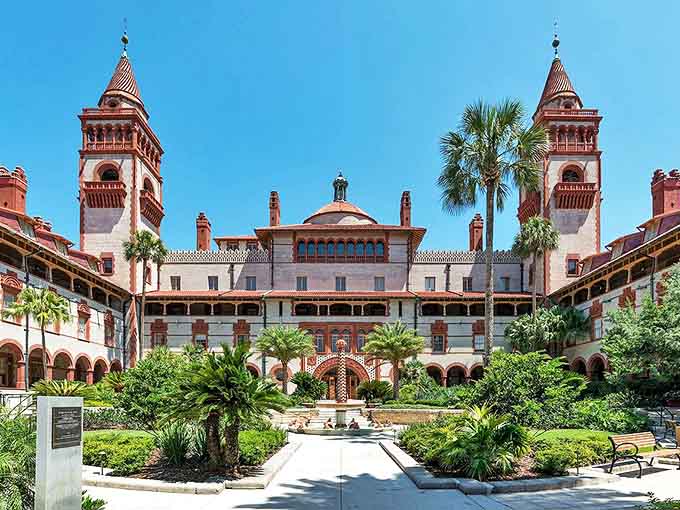 Flagler College: Where Spanish Renaissance grandeur meets academic excellence, creating a campus that rivals European palaces in both beauty and history.