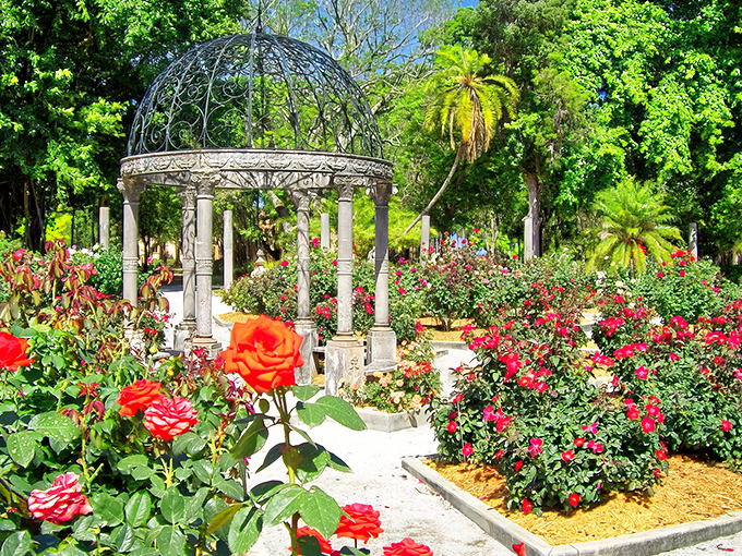 Mable Ringling's rose garden looks like someone asked an Italian architect to design paradise, then added a gazebo for good measure.
