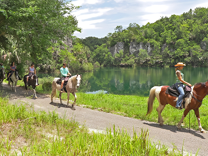 Where Florida reveals its secret canyon side &ndash; a red barn welcome center promising adventures beyond the ordinary.