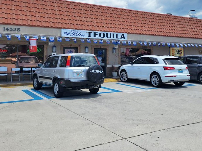 The unassuming exterior of Blue Tequila hides a culinary fiesta waiting to happen. Strip mall location, superstar flavors!