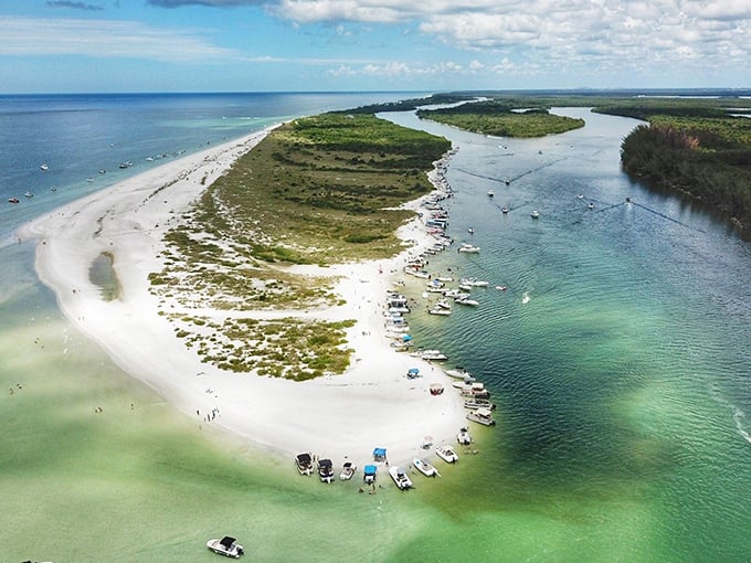 Paradise found: Keewaydin Island stretches between emerald waters and powder-white sand, a hidden gem waiting for discovery.