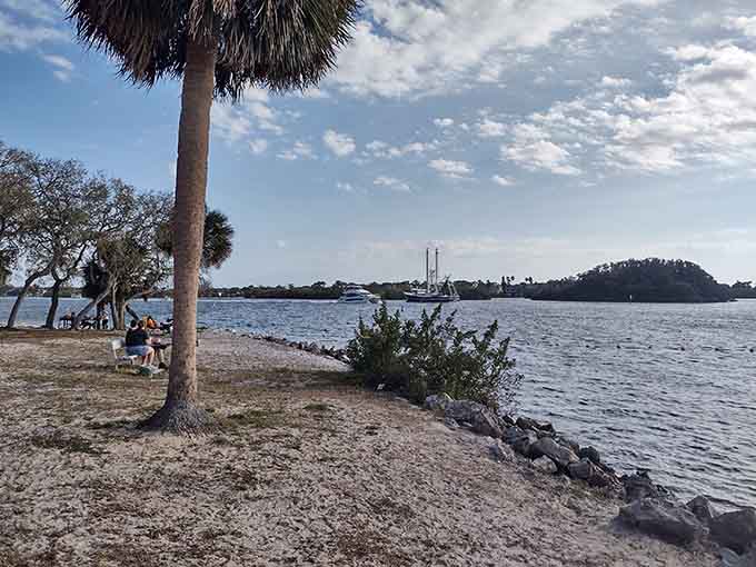 Where the Anclote River meets tranquility, and your stress meets its match in the form of gentle waves and endless sky.