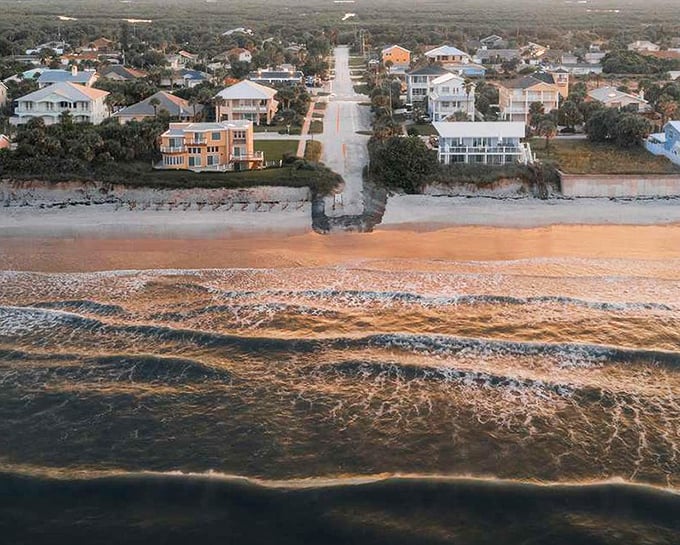 New Smyrna Beach: Where golden sands meet azure waters, creating a postcard-perfect coastline that beckons beach lovers year-round.