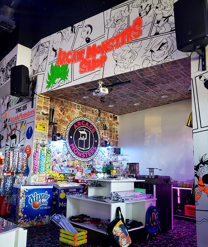 The command center: Where gaming dreams are supported by enthusiastic staff who speak fluent "arcade." Their passion keeps the pixels perfect.