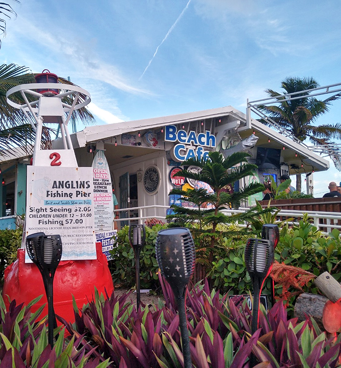 The Beach Café serves up morning brews with a side of salt air – proving that coffee tastes better when your commute involves sand.