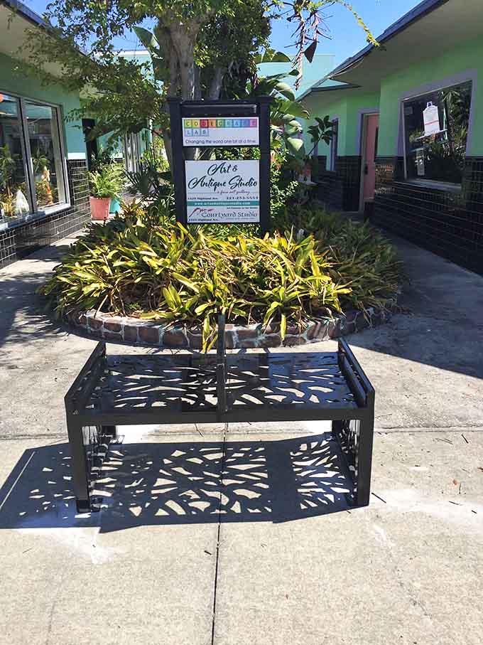 This artistic bench proves that even functional objects can be beautiful, a philosophy more places should adopt, honestly speaking here.