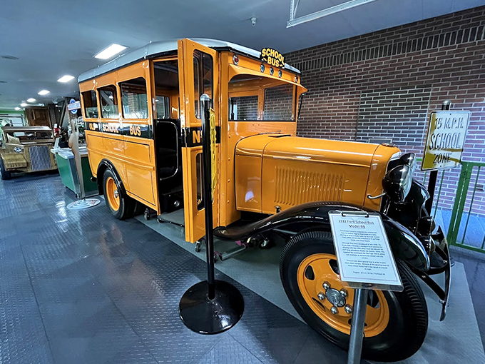 Remember when school buses had actual character? This vintage Ford would make today's morning commute feel like a nostalgic adventure.