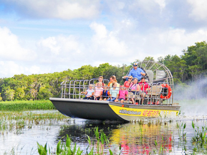 Visitors experience the ultimate Florida adventure as they zip across the water, the boundary between civilization and wilderness growing delightfully thin.
