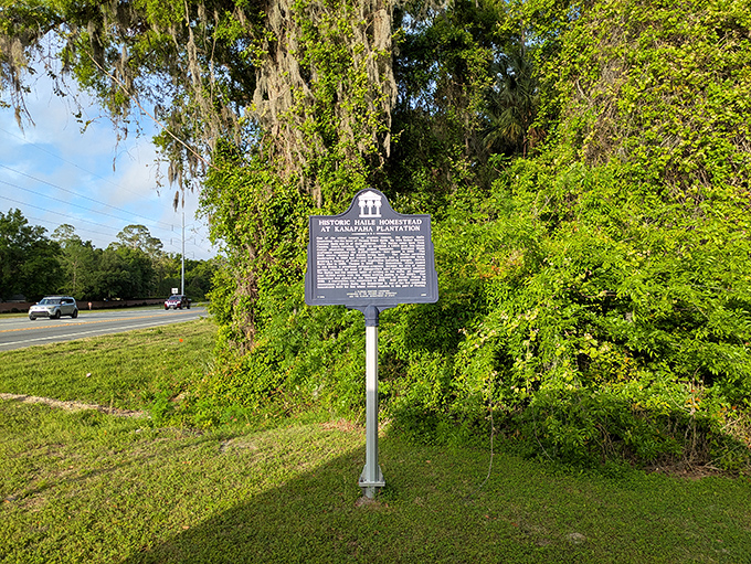 Not just any roadside marker &ndash; this sign points the way to one of Florida's most unusual historic treasures.