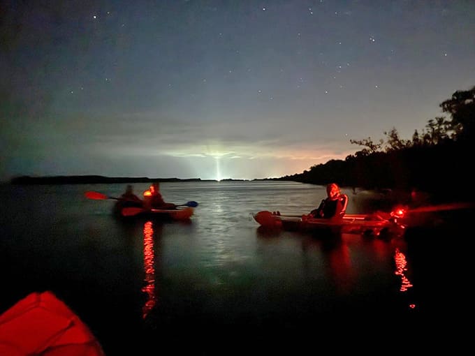 When your kayak glows like a lightsaber, you know you've entered something special and utterly magical.