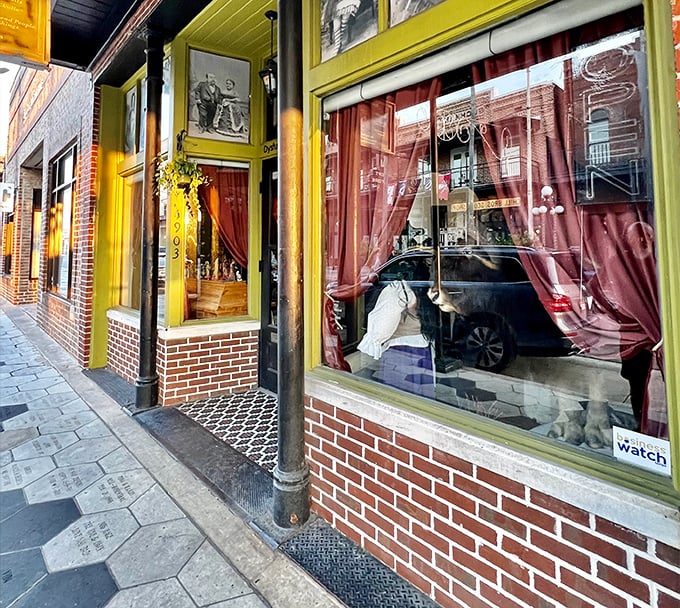The distinctive yellow exterior stands out in historic Ybor City, inviting the curious to discover what oddities await inside.