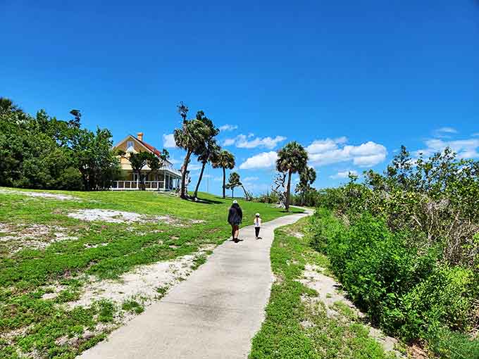 Pathways wind through the preserve like invitations to slow down, breathe deeply, and remember what Florida looked like before the strip malls.