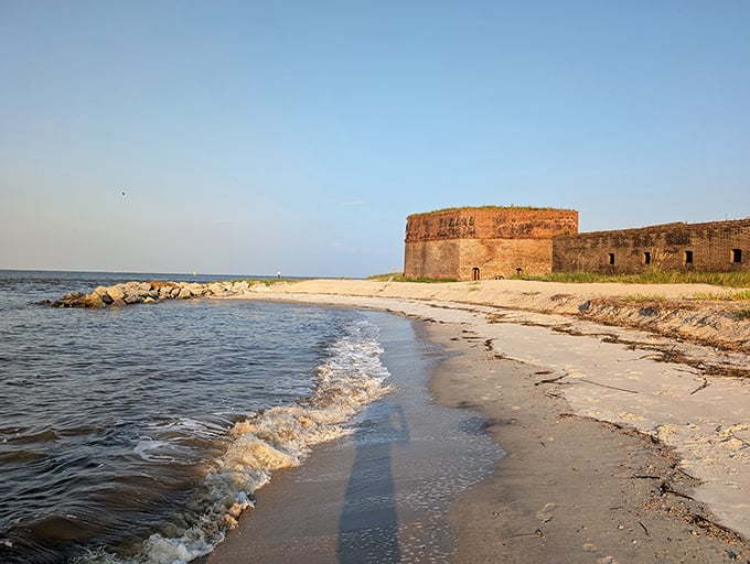 Where fortress meets Florida shoreline, creating a postcard-perfect scene that's been captivating visitors since long before Instagram existed.