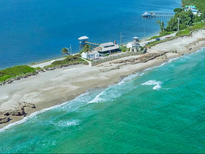 Where two worlds meet &ndash; the vibrant turquoise of shallow waters gradually deepening to royal blue, creating nature's perfect ombr&eacute; effect.