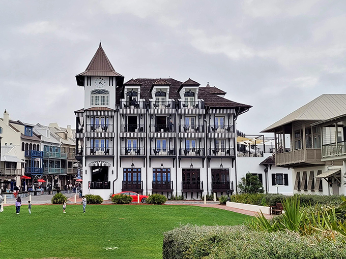 Rosemary Beach's distinctive architecture blends coastal charm with sophisticated design &ndash; like New Orleans and the Caribbean had a really beautiful baby.