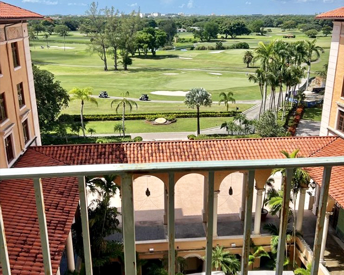 A view that makes golf interesting even to people who think golf is just fancy walking with occasional applause and whispered commentary.