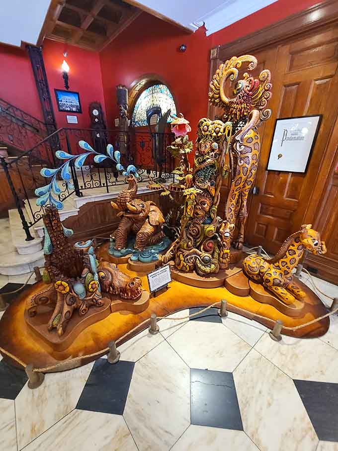 Whimsical doesn't begin to describe this fantastical creation that seems pulled from a fever dream.