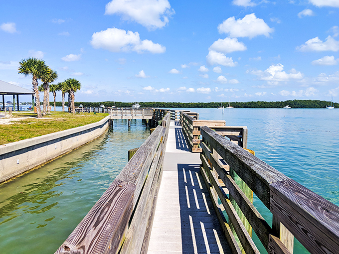 This weathered boardwalk has witnessed countless first kisses, marriage proposals, and quiet moments of gratitude for nature's beauty.