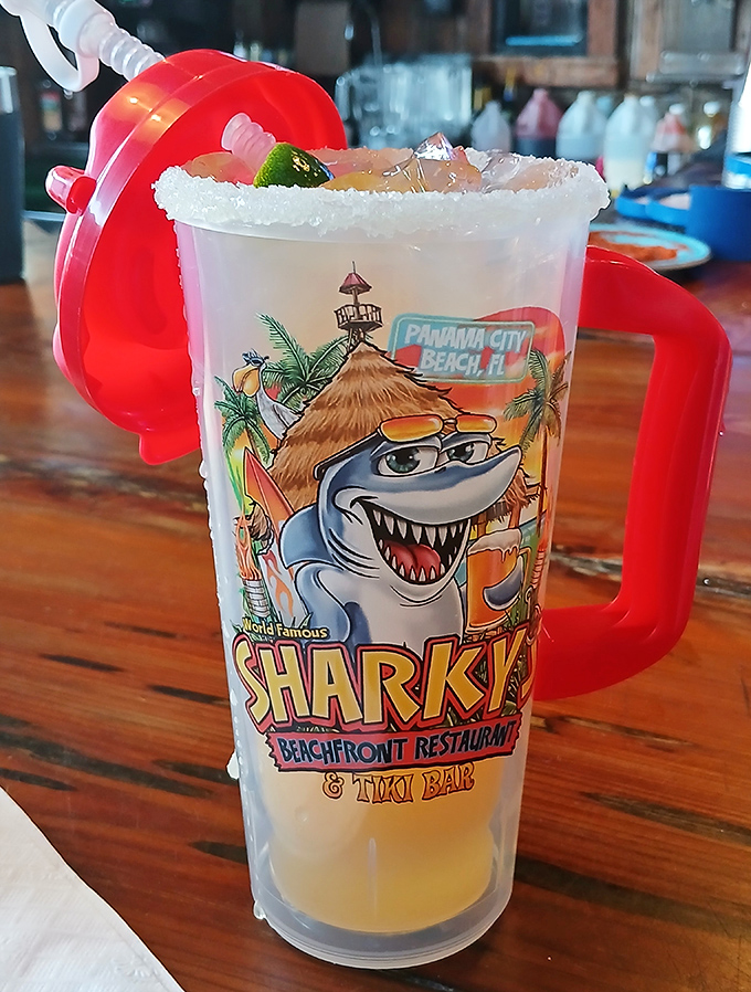 The infamous Shark Attack drink comes in a souvenir cup you'll definitely be taking home &ndash; a dangerously delicious blend that sneaks up on you.