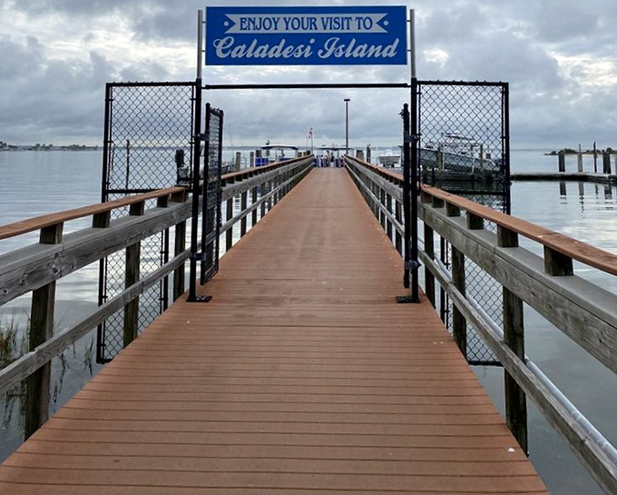 "Enjoy your visit to Caladesi Island" &ndash; four words that barely hint at the natural spectacle waiting just beyond this welcoming gateway.
