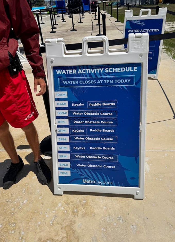 This activity schedule suggests there's a time for everything&mdash;except questioning why you didn't move here sooner.