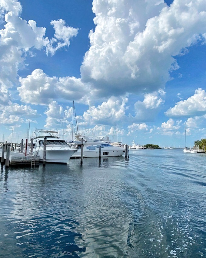 Luxury meets history where modern yachts dock alongside timeless waterways that have witnessed centuries of maritime stories.