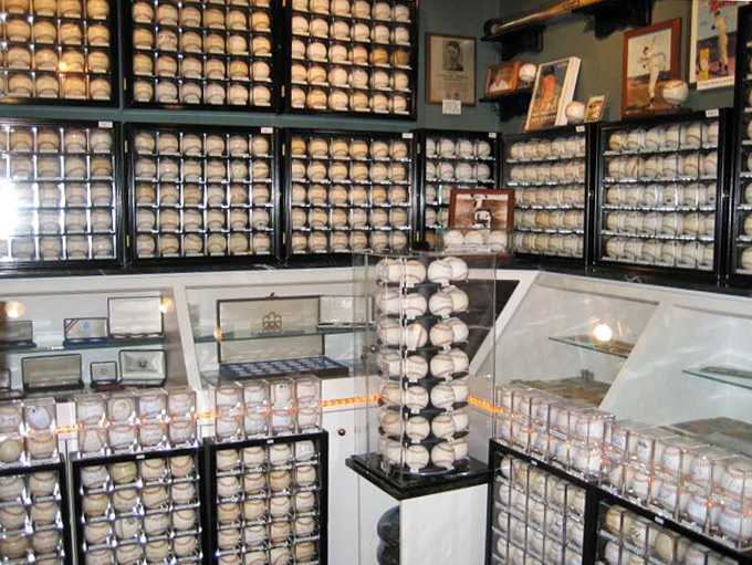 Carefully curated walls showcase memorabilia that transforms a simple museum visit into a journey through baseball's greatest moments.