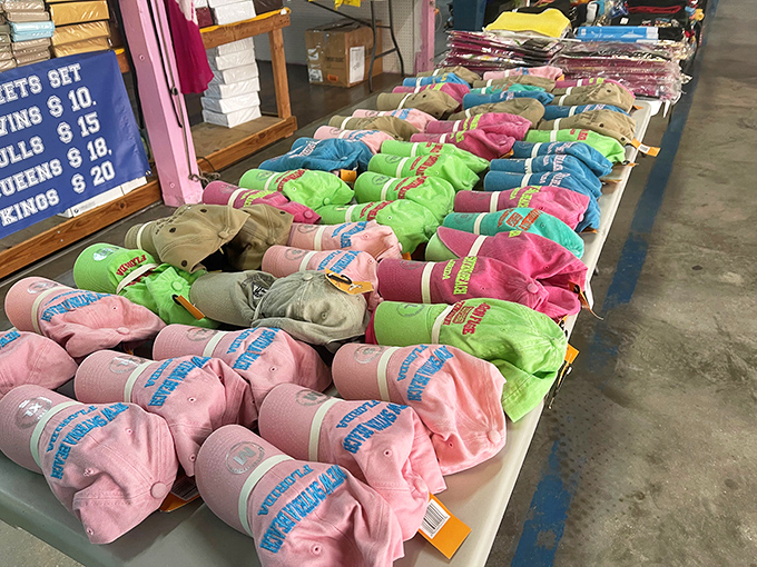 Florida's unofficial uniform &ndash; a rainbow of caps offers protection from the sunshine state's namesake while declaring allegiances and vacation memories.