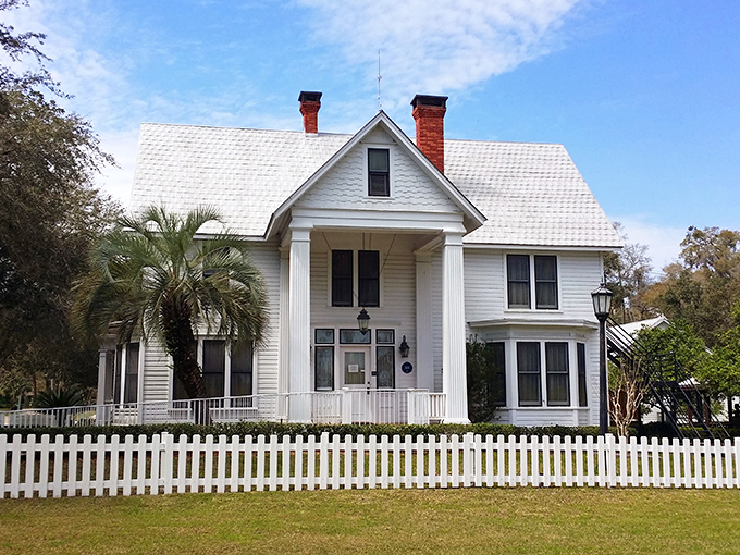 The DeLand House Museum's white clapboard charm and picket fence practically whisper stories of Florida life from a simpler time.