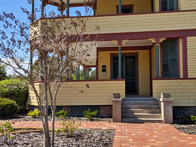 The front entrance beckons visitors across the threshold between centuries, promising stories that no modern building could possibly tell.