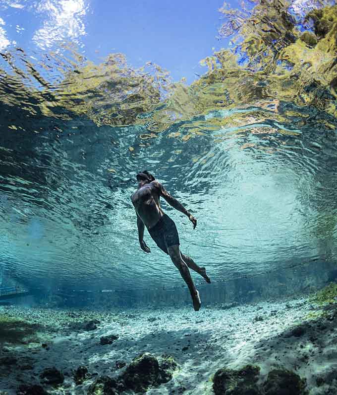Freediving into these crystal waters is like entering another dimension &ndash; one where gravity takes suggestions rather than giving orders.