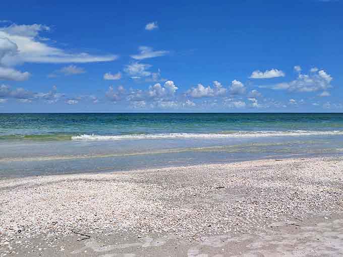 Gulfside City Beach Park: Where gentle waves meet sugar-white sand in a perfect union that makes even the most stressed visitor exhale completely.