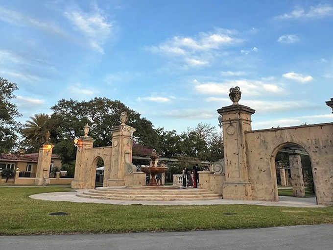 Sunset transforms the park into a golden-hour photographer's paradise where every angle looks professionally lit.