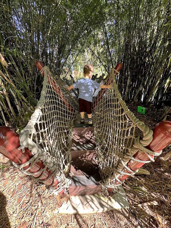 Children find endless ways to interact with the garden's features, their natural curiosity and creativity bringing the space to life in ways designers probably never imagined.