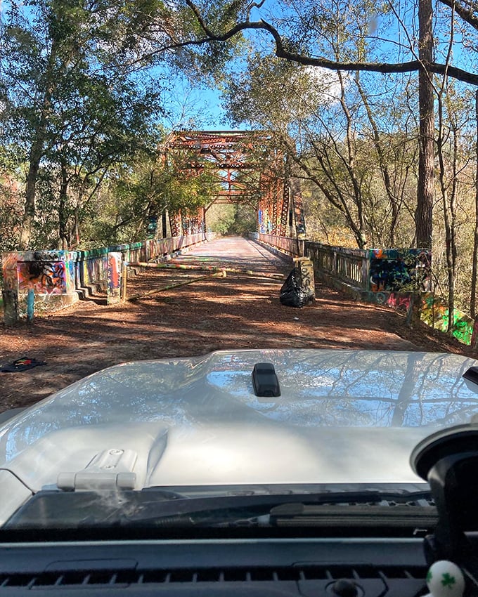 The road less traveled leads to unexpected treasures like this one, where getting slightly lost is part of the authentic Florida adventure.