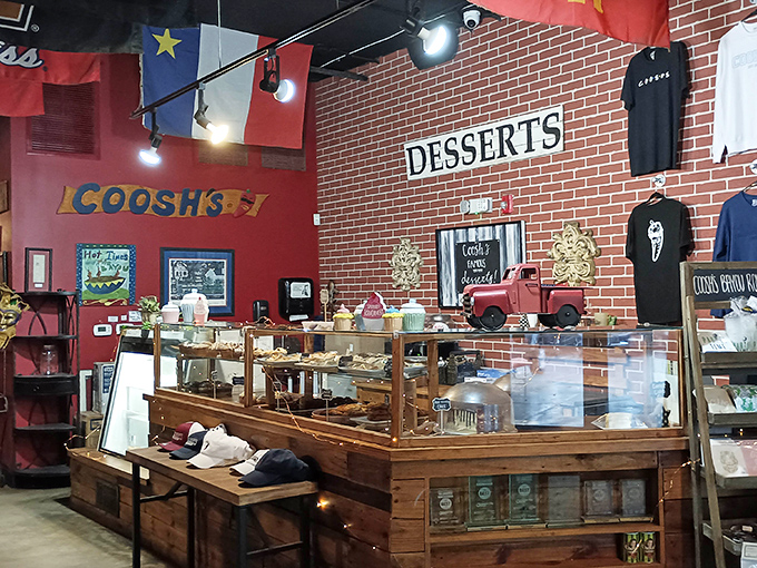 The dessert counter showcases sweet Southern classics that provide the perfect finale to a savory Bayou-inspired feast.