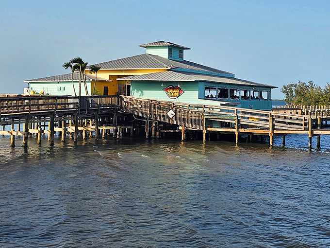Squid Lips perches over the water like a tropical postcard come to life, seafood never traveling far from boat to plate.