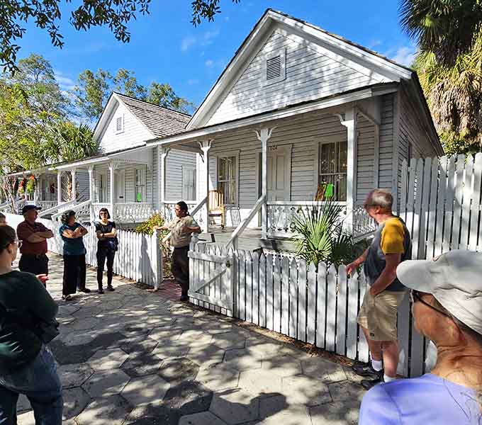 Guided tours bring the casitas to life with stories about the families who called these compact homes their own, complete with all the drama and joy.