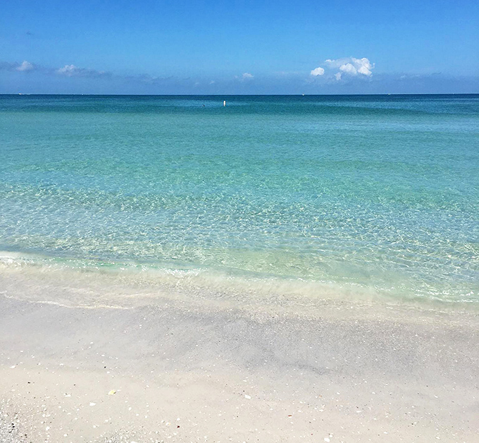 Crystal clear waters reveal every ripple in the sand beneath &ndash; nature's own version of high-definition.