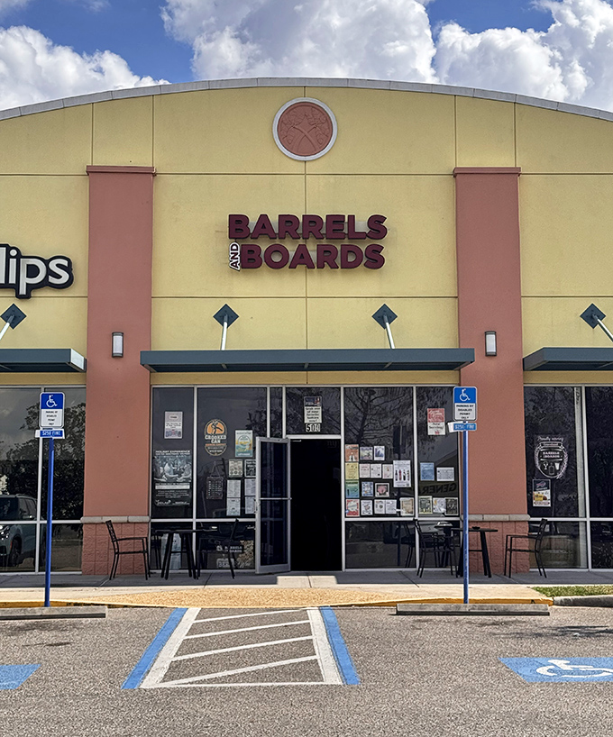 This inviting storefront promises craft beer and comfort food in an atmosphere where strangers quickly become friends.