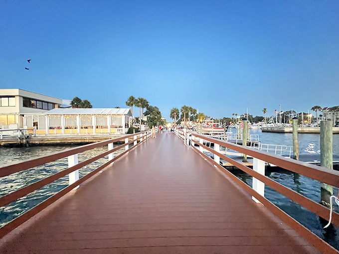 Walking this boardwalk is like strolling through a living postcard &ndash; each step offering a different angle of paradise.