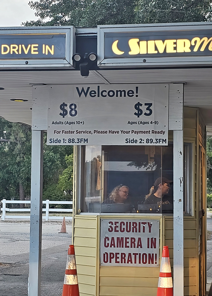 The ticket booth serves as a time machine portal &ndash; pay your admission and step back into an era of simpler entertainment.
