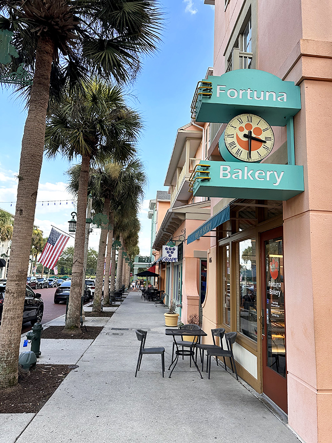 Fortuna Bakery's vintage clock reminds you it's always time for pastry&mdash;a philosophy that's hard to argue with after trying their croissants.